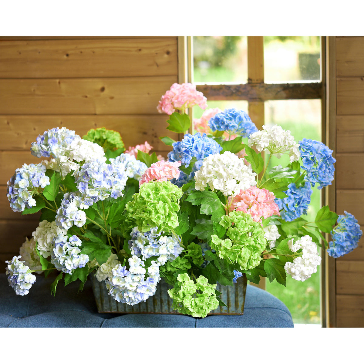 Kiwi Green Snowball Viburnum Long Stem Artificial Flowers 2 Stems – FiveSeasonStuff