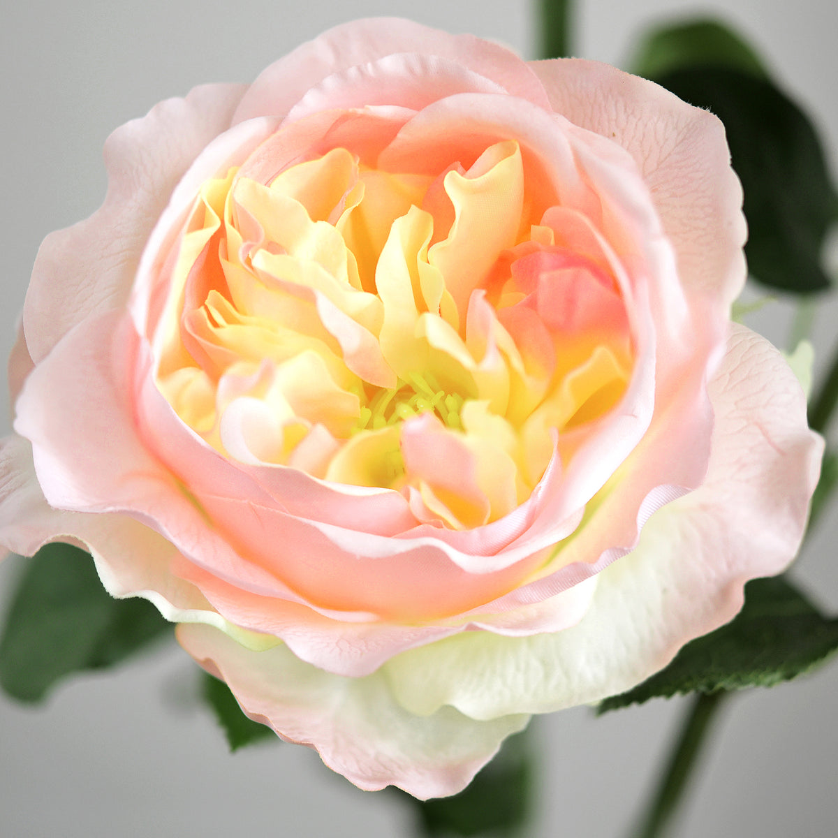 Sundown Pink Real Touch Garden Roses Large Blooms 2 Long Stems ...