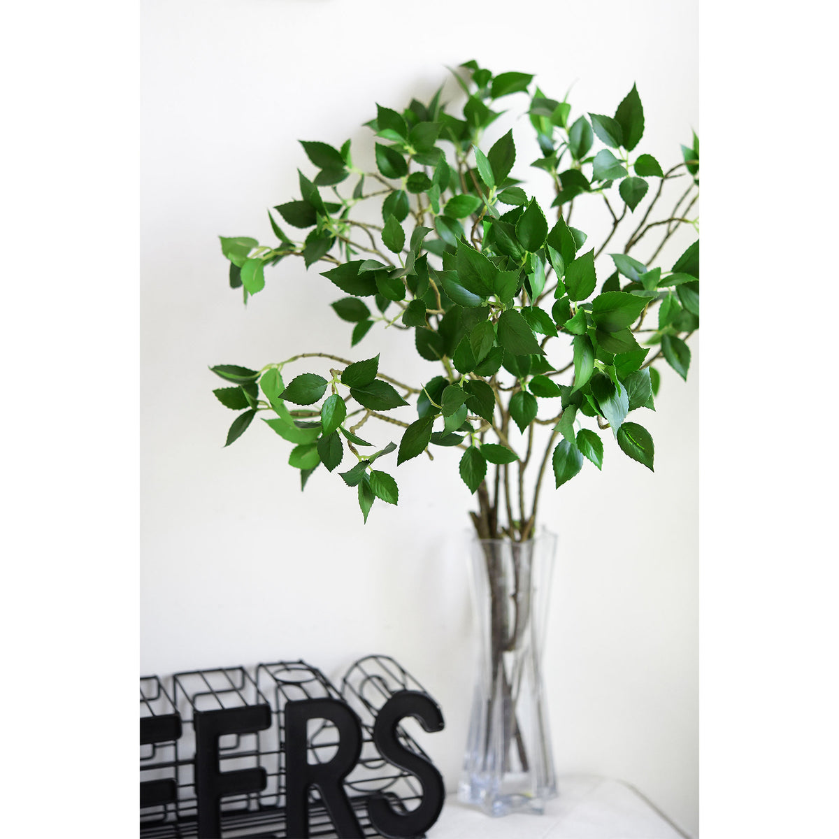 6 Bunches 25.6'' 65cm Real Touch Cherry Blossom Leaves and Branches Ar ...