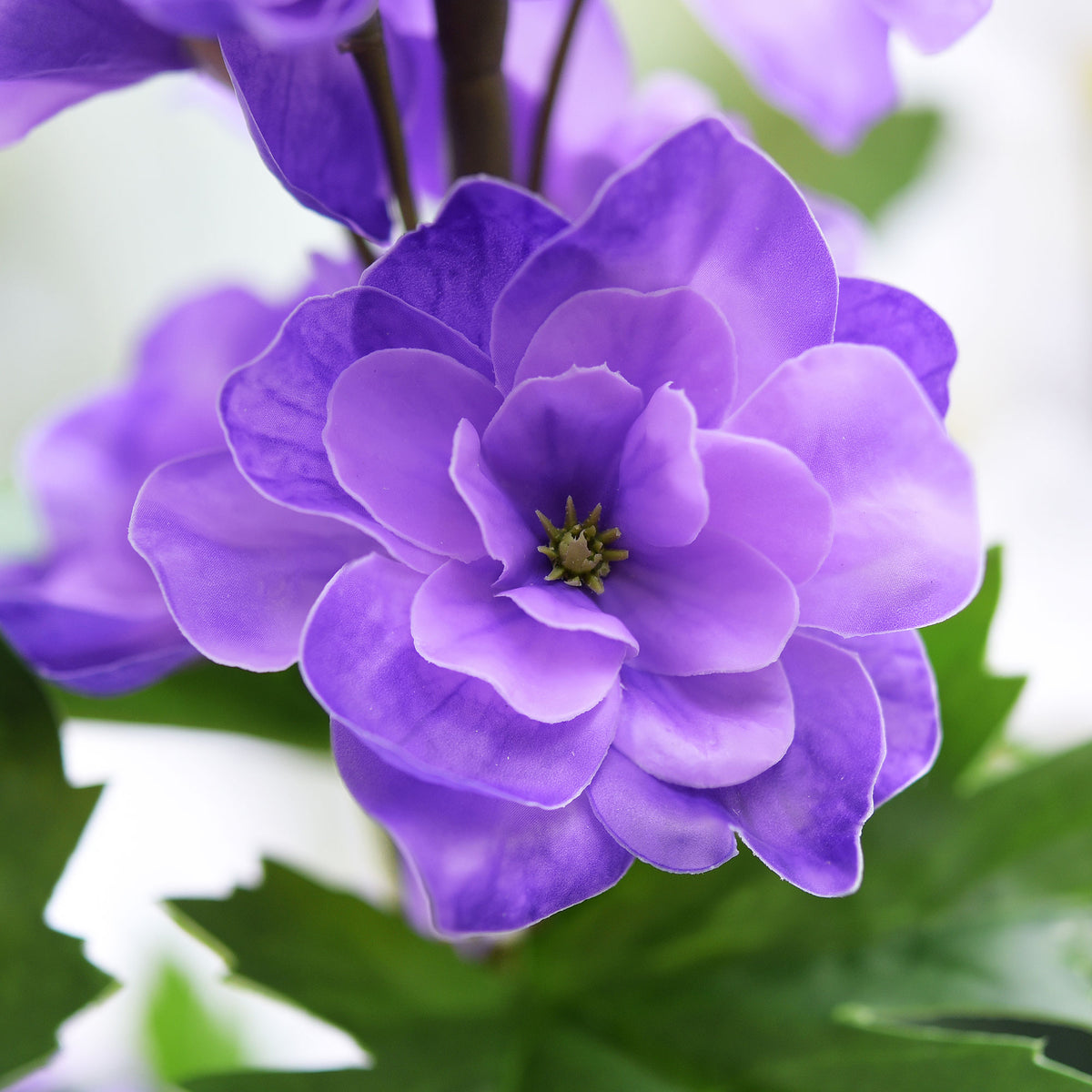 Real Touch Delphinium Violet Purple Flowers Artificial Flowers, Wildfl ...