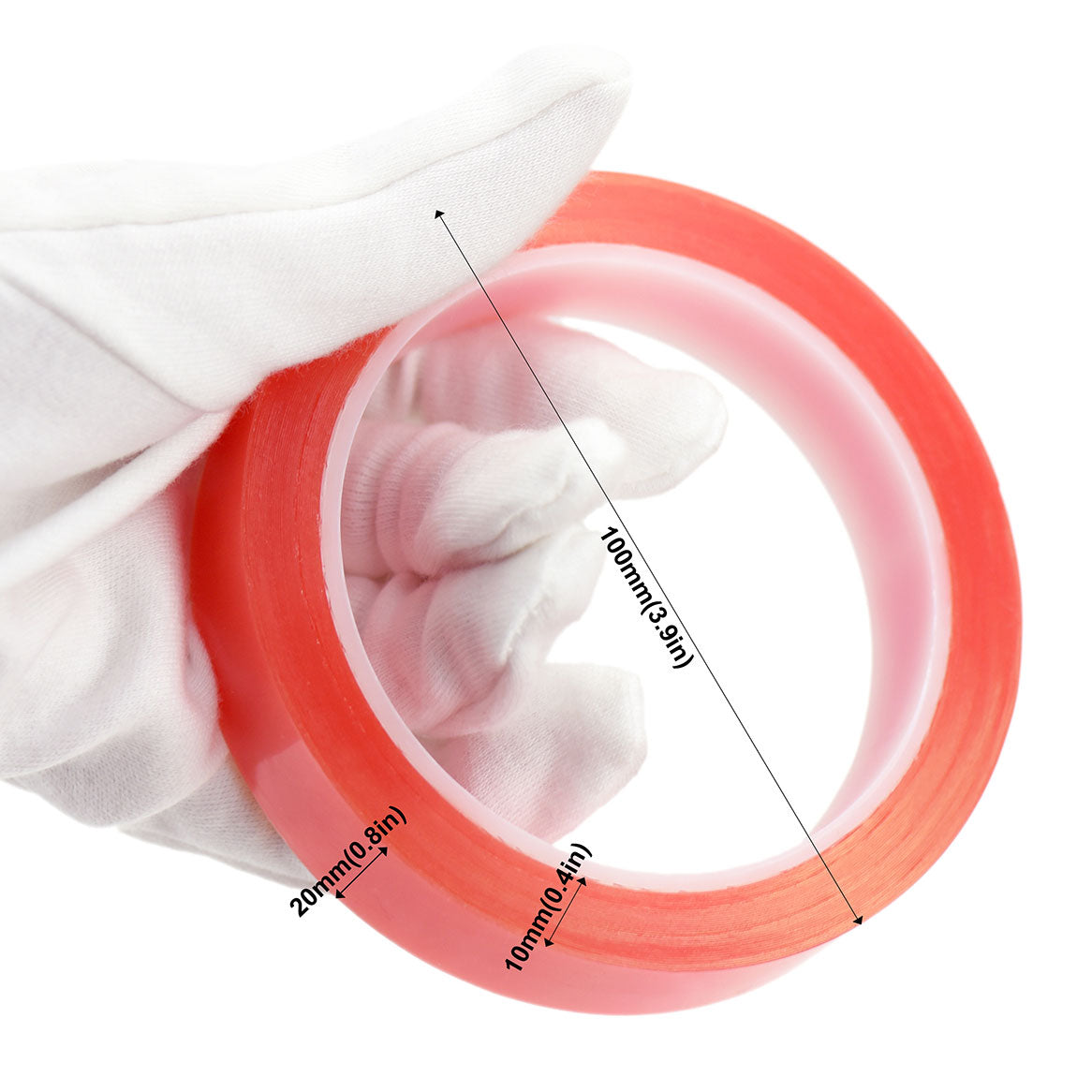 20mm Width High Strength Transparent Acrylic Gel Adhesive Double Sided ...