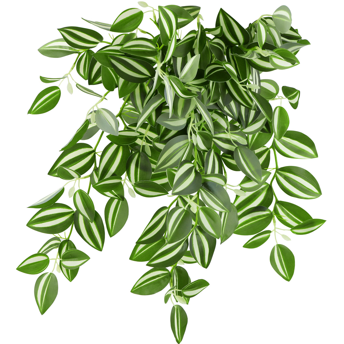 FiveSeasonStuff Real Touch Artificial Hanging Foliage Plant Tradescant