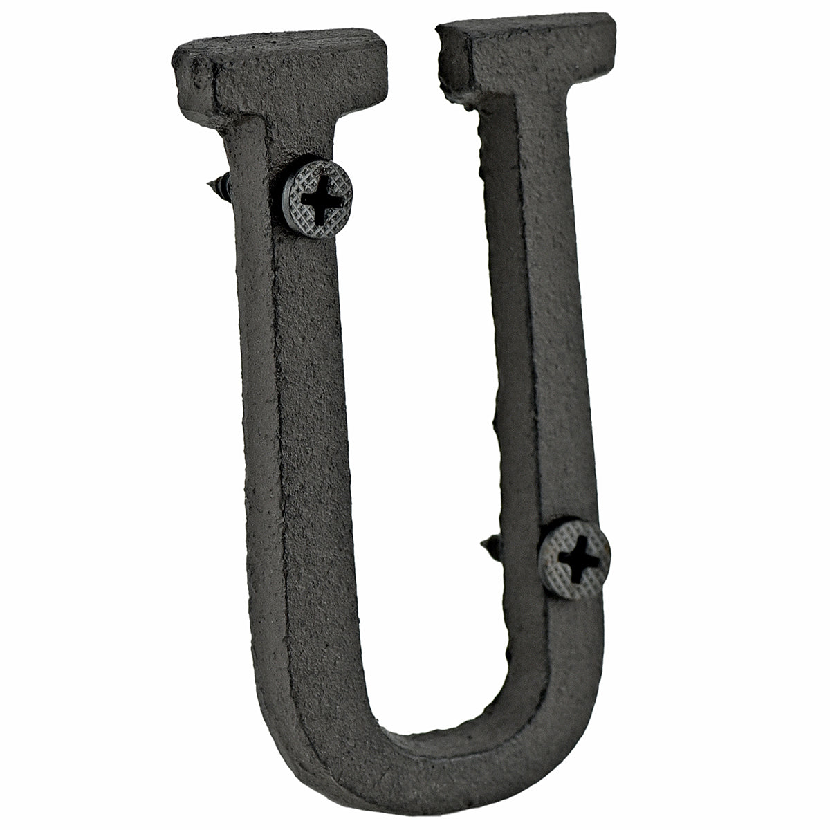 Cast Iron House Signs (Letter U) - FiveSeasonStuff