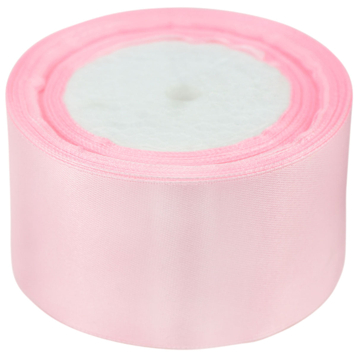 50mm Light Pink Single Sided Satin Ribbon – FiveSeasonStuff