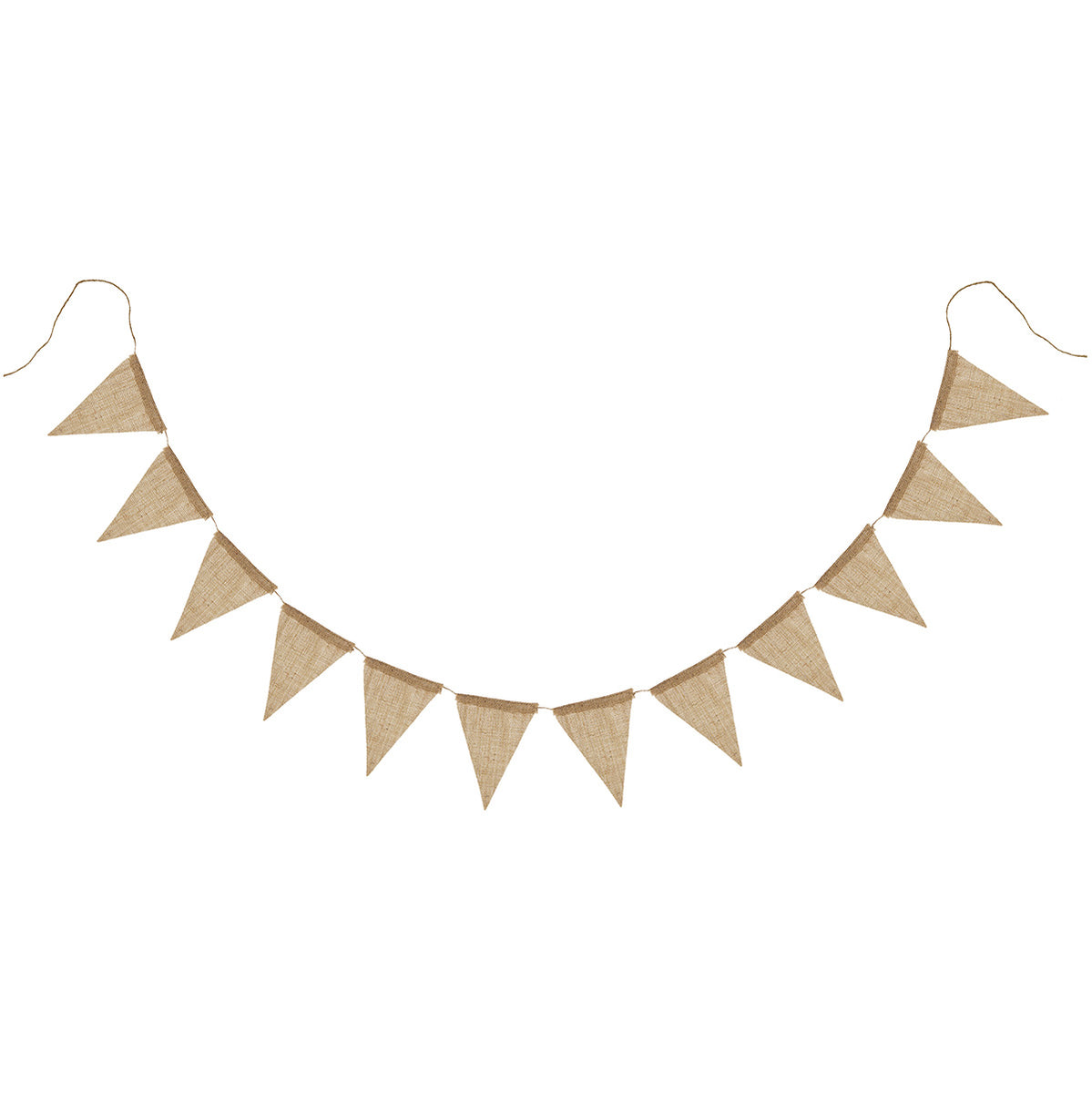 Plain Burlap Pennant Banner- FiveSeasonStuff